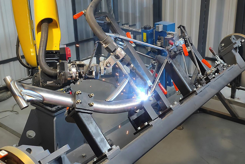 Bicycle Frame Welding Robot | NORDICA STERLING ROBOTICS Project